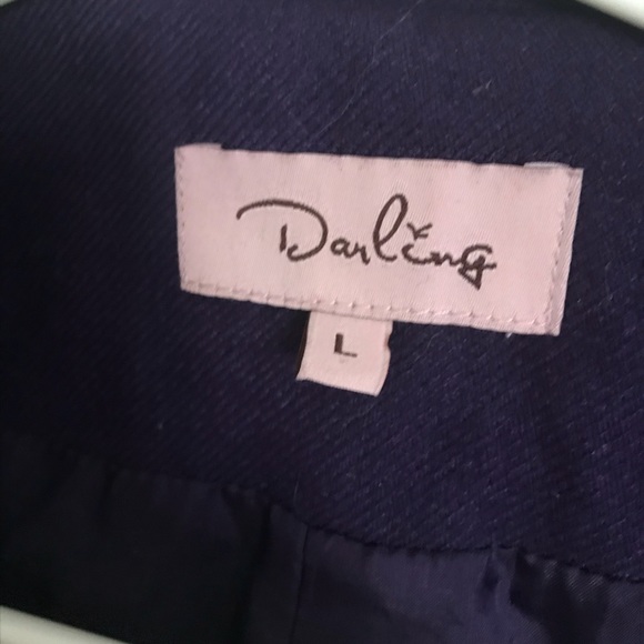 Darling | Jackets & Coats | Cropped Purple Jacket By British Label ...